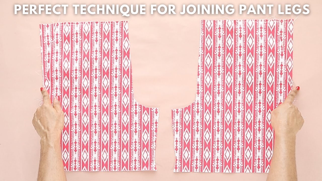 How to Join Trouser Legs Easily (Professional technique) - YouTube