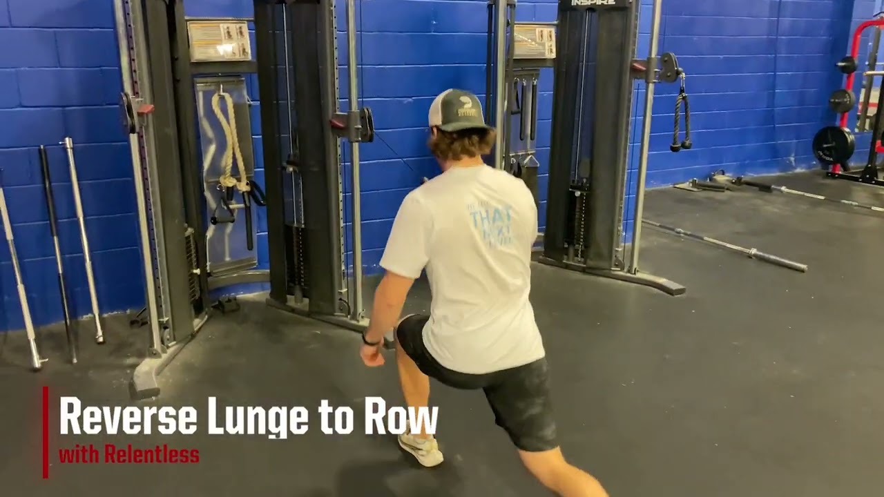 Reverse Lunge to Row - YouTube