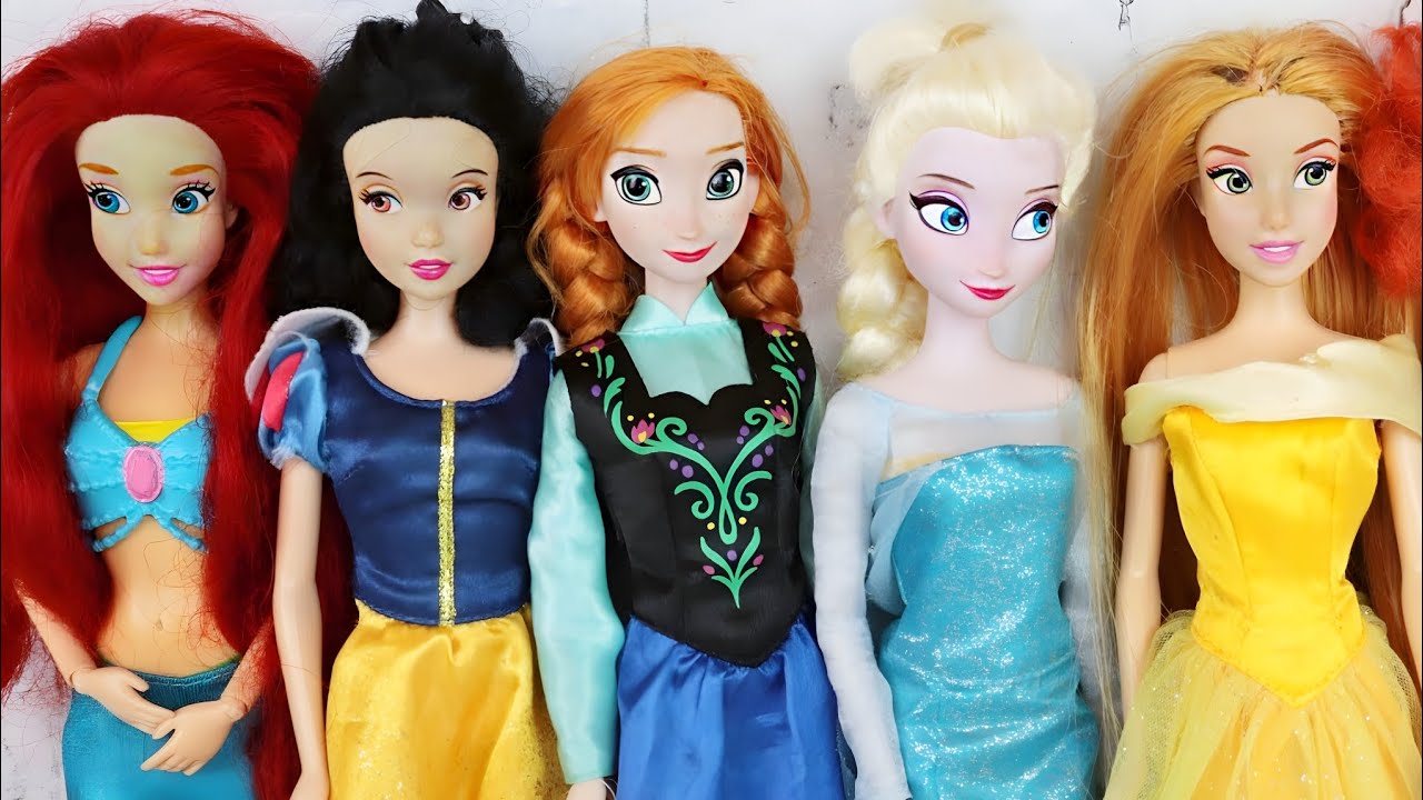 Diana and Roma had a Disney princesses Dress - Ariel, Elsa, Anna ...