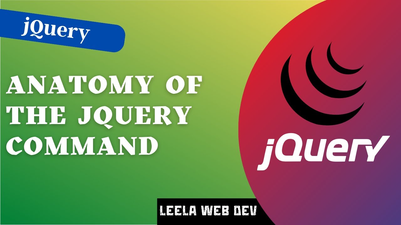 7 What Is Variable In Jquery Understand Syntax Of The Jquery Command Youtube 0172