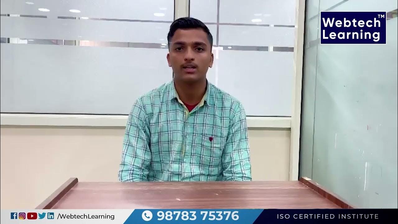 Narender Singh Webtech Learning Course review - Web Education Academy ...