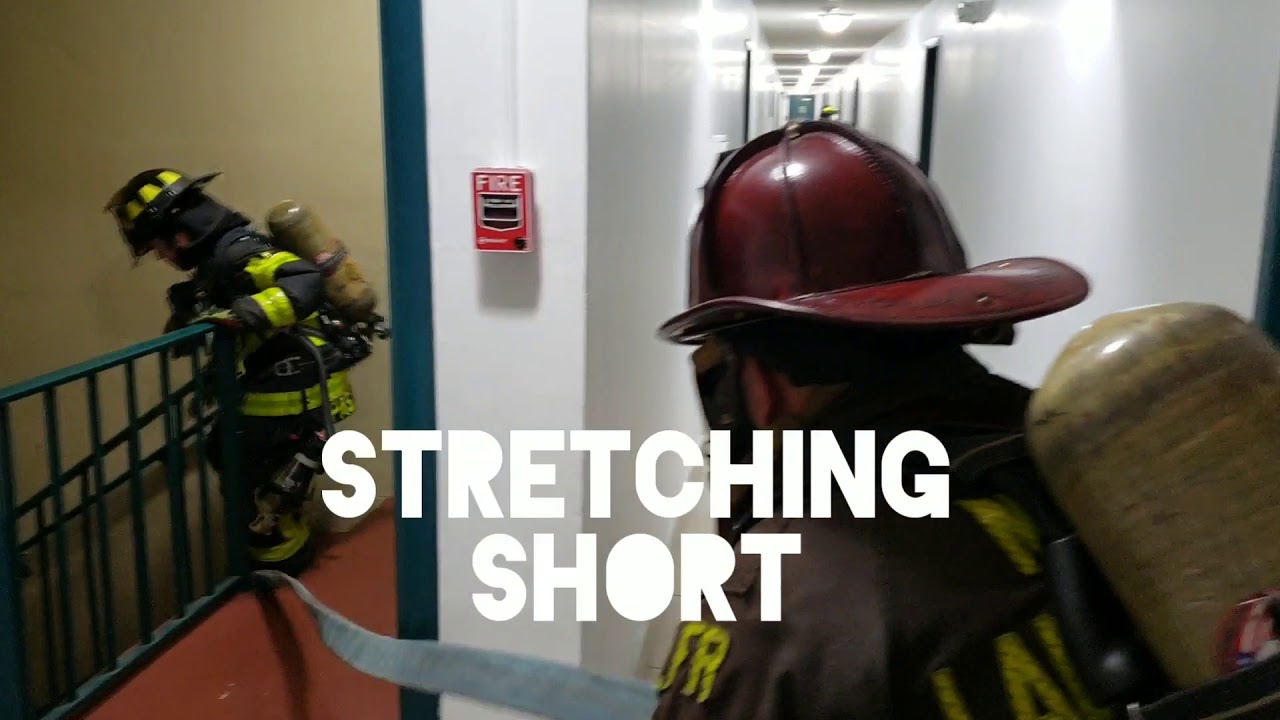Interior Hallway Fire Attack - YouTube