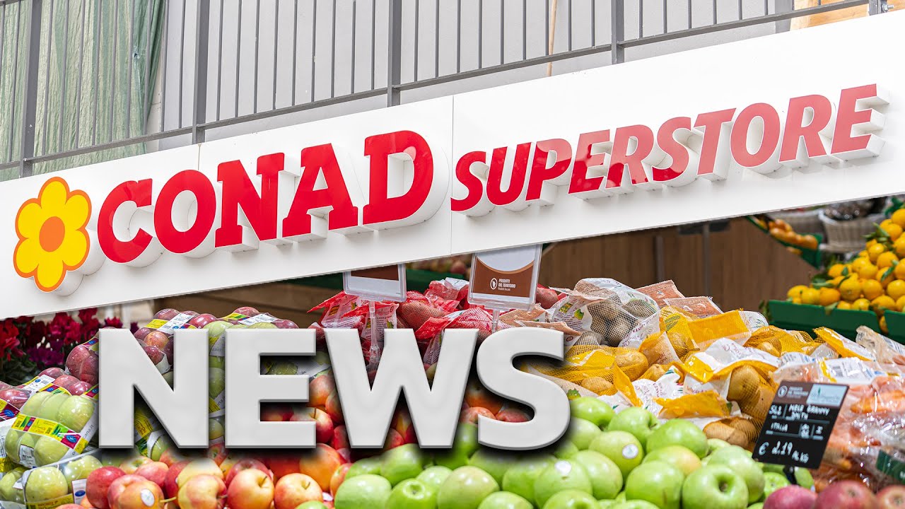 La ristrutturazione del Conad Superstore, molte le novità - YouTube