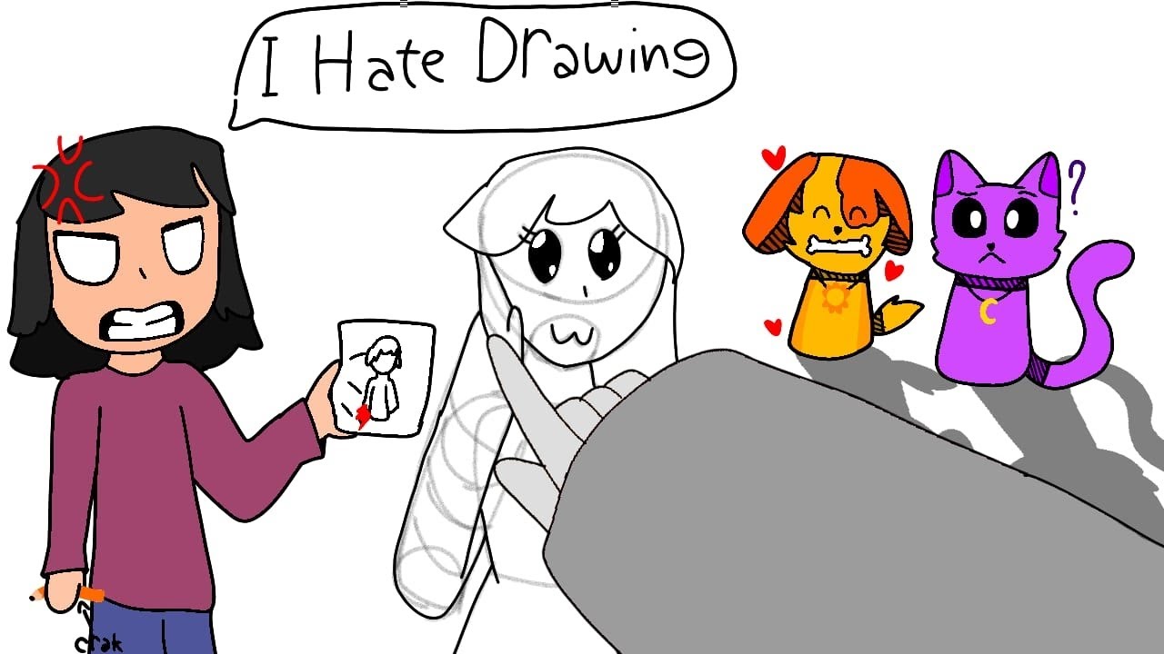 ANIMASI: I hate drawing - YouTube