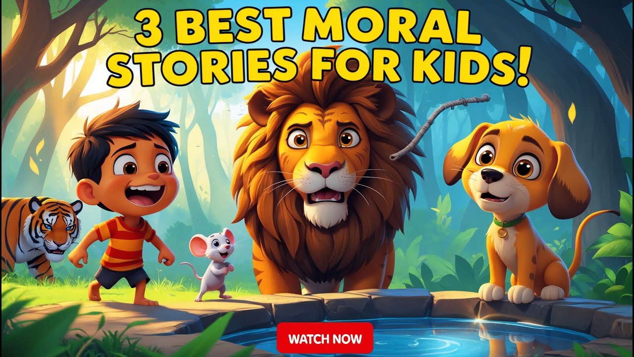 3 Best Moral Stories for Kids | Fun & Educational Animated Stories ...