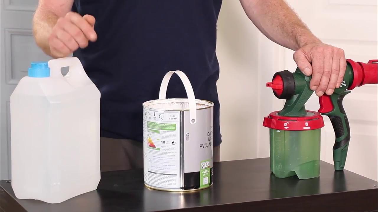 Comment peindre au pistolet à peinture - YouTube