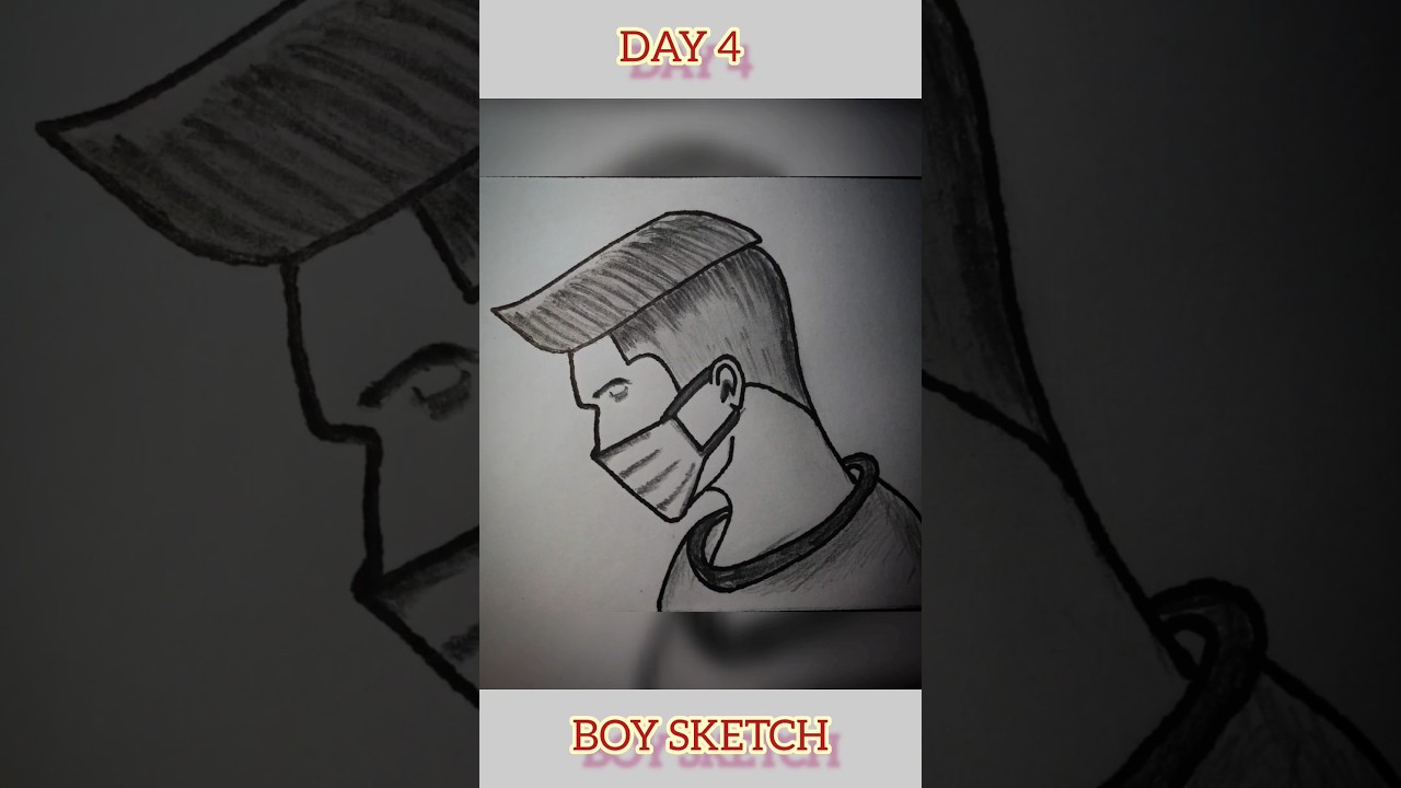 Boy Graphite Pencil Drawing / Easy For Beginners #sketchdrawsd #shorts ...