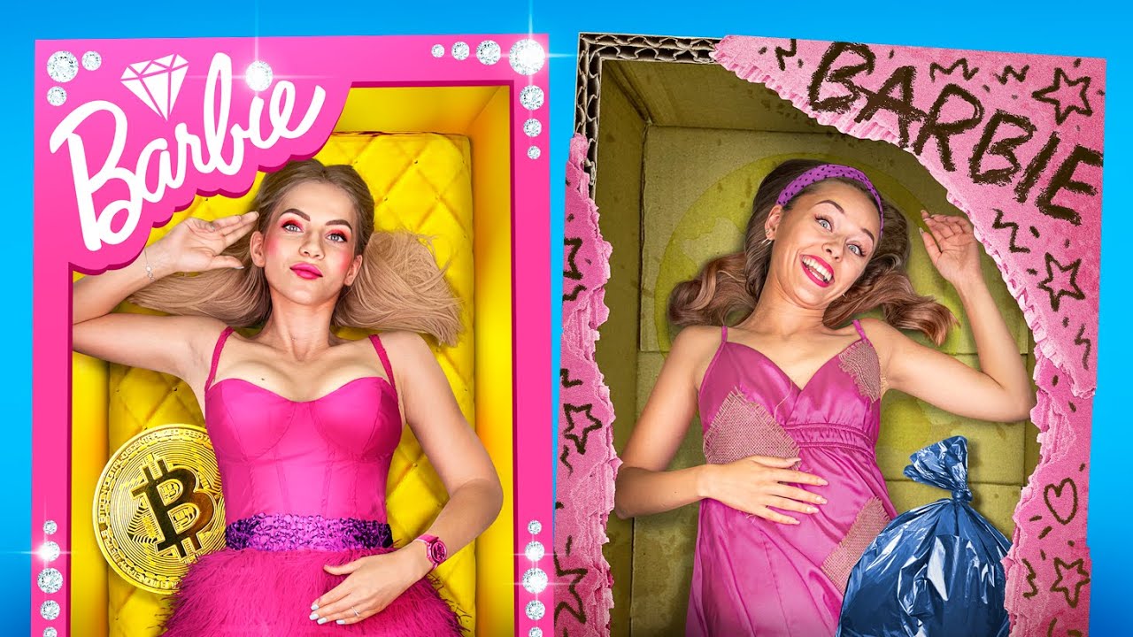 Reiche Barbie vs Arme Barbie - YouTube