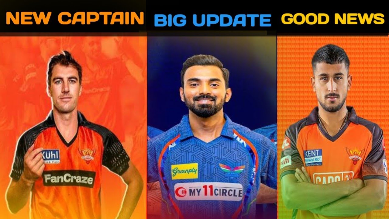 SRH new Captain & Bowling Coach| Big Update from LSG| Umran 😮 - YouTube