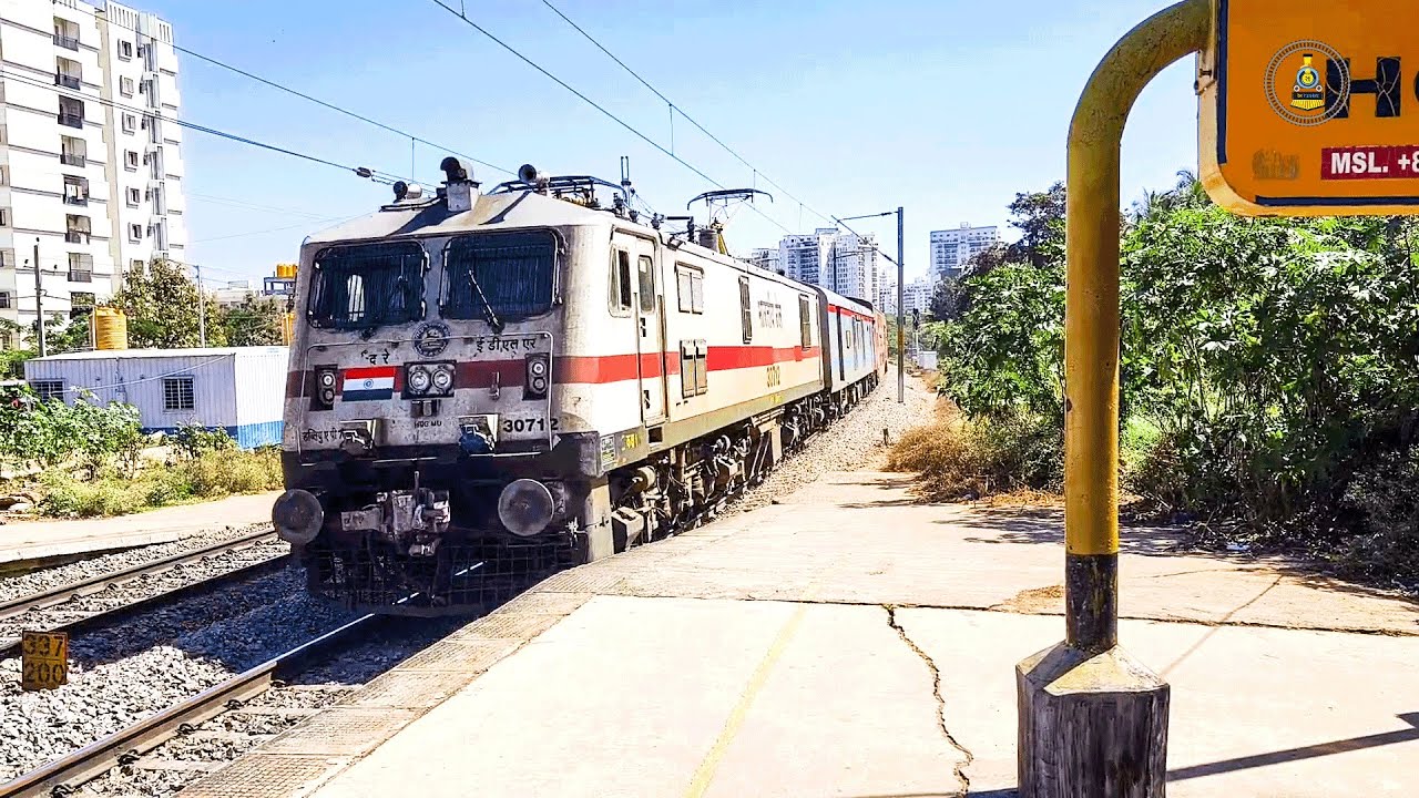 Uday Express Opens Full Throttle for Maximum Acceleration at hoodi halt ...