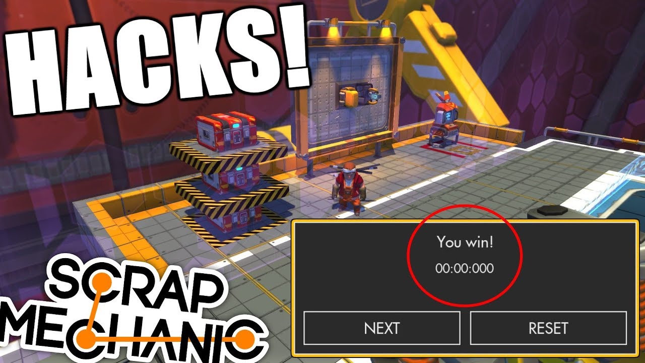 CHALLENGE CHEATS! 👌 0 SECONDS TIME! 🔥 Scrap Mechanic Challenge mode ...