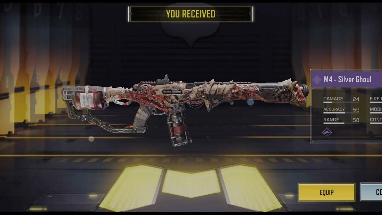 COD MOBILE *NEW* SILVER GHOUL CRATE OPEN + UNLOCKE TYPE 25 SILVER ...