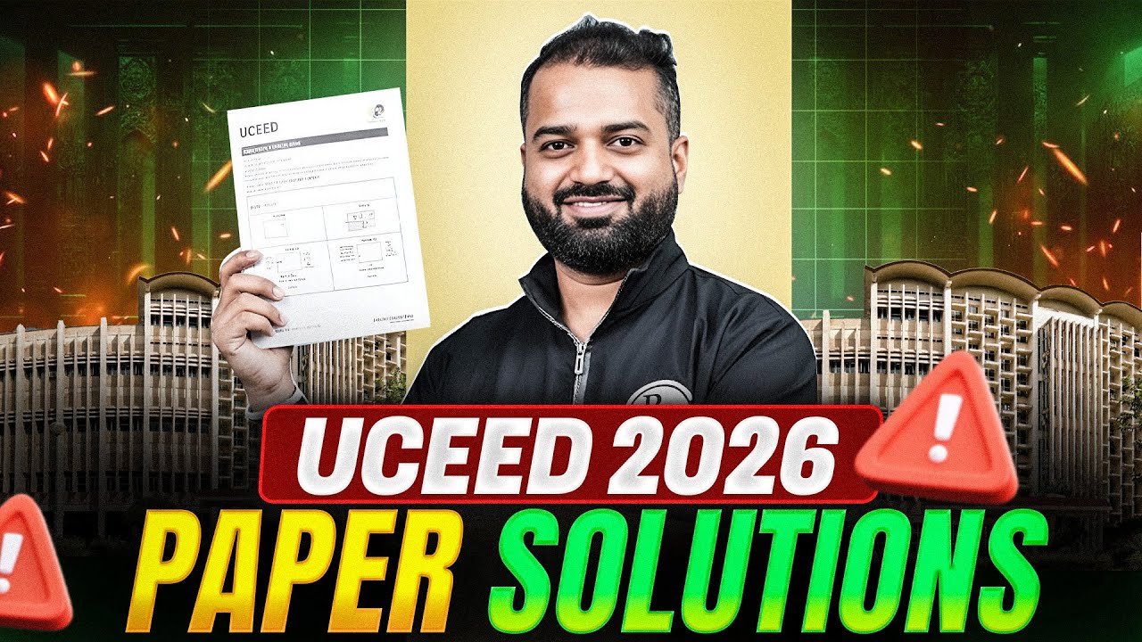 UCEED 2026 Question Paper Solution Explained | Section-wise Analysis ...