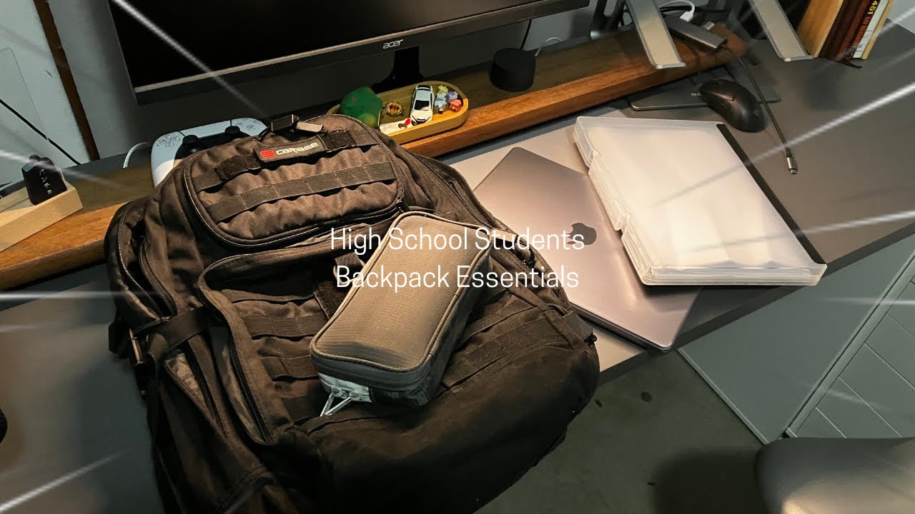 The ULTIMATE High School Backpack SETUP ( What I pack as a high school ...