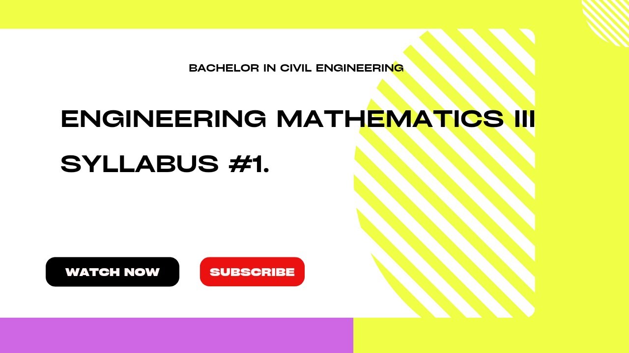 Engineering Math III | Syllabus And Contents | Purbanchal University I ...