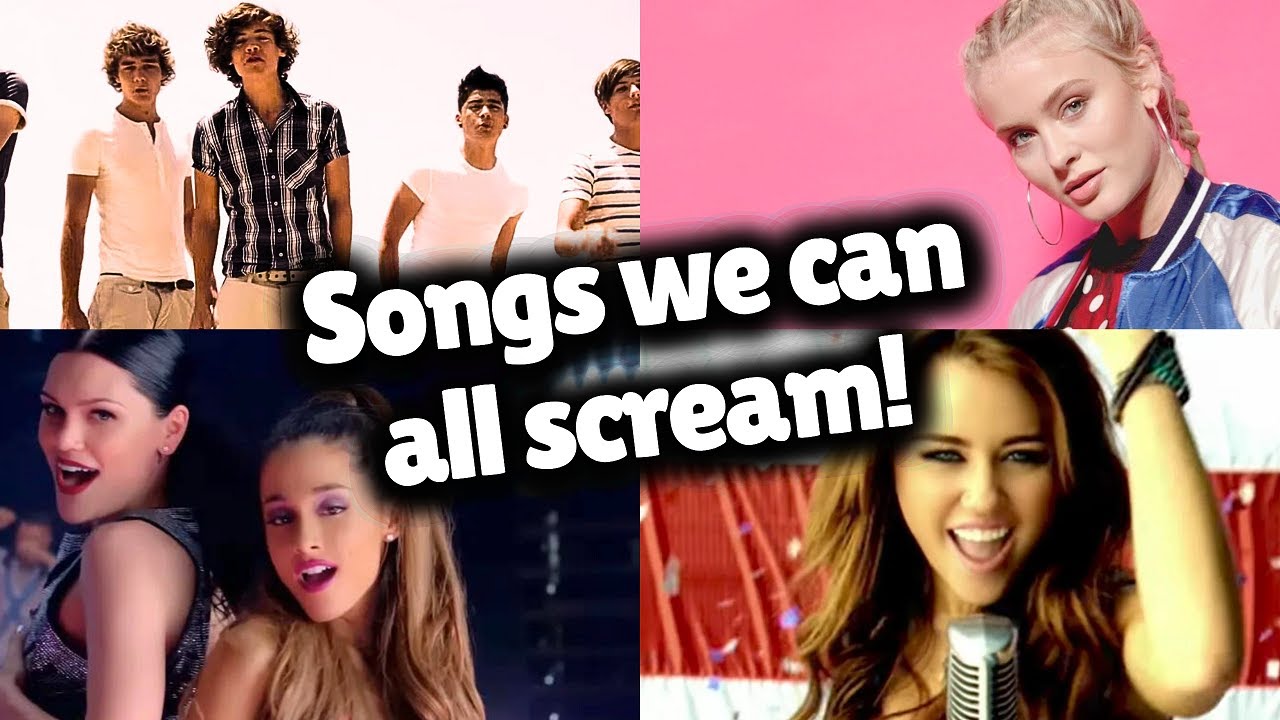 Best pop songs we can all scream! - YouTube