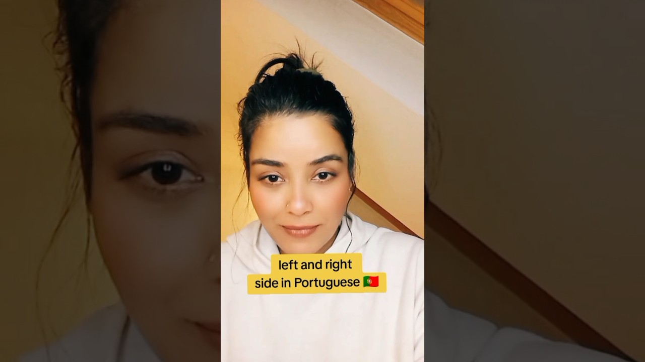 left & right in 🇵🇹#portugueselanguage #português #portugueselessons # ...