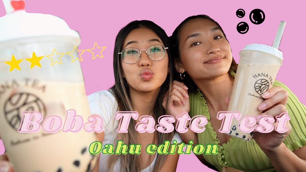 Testing Boba/Milk Tea Shops in Oahu, Hawaii - YouTube
