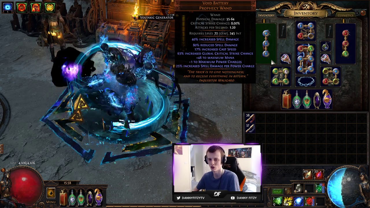 Path of Exile 3.10 - Fire Blade Vortex Assassin - Amazing Around Build ...