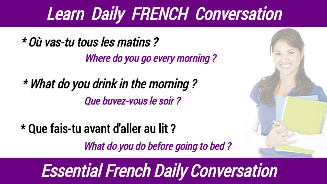 Essential French Daily Conversation | Learn French | Phrases de ...