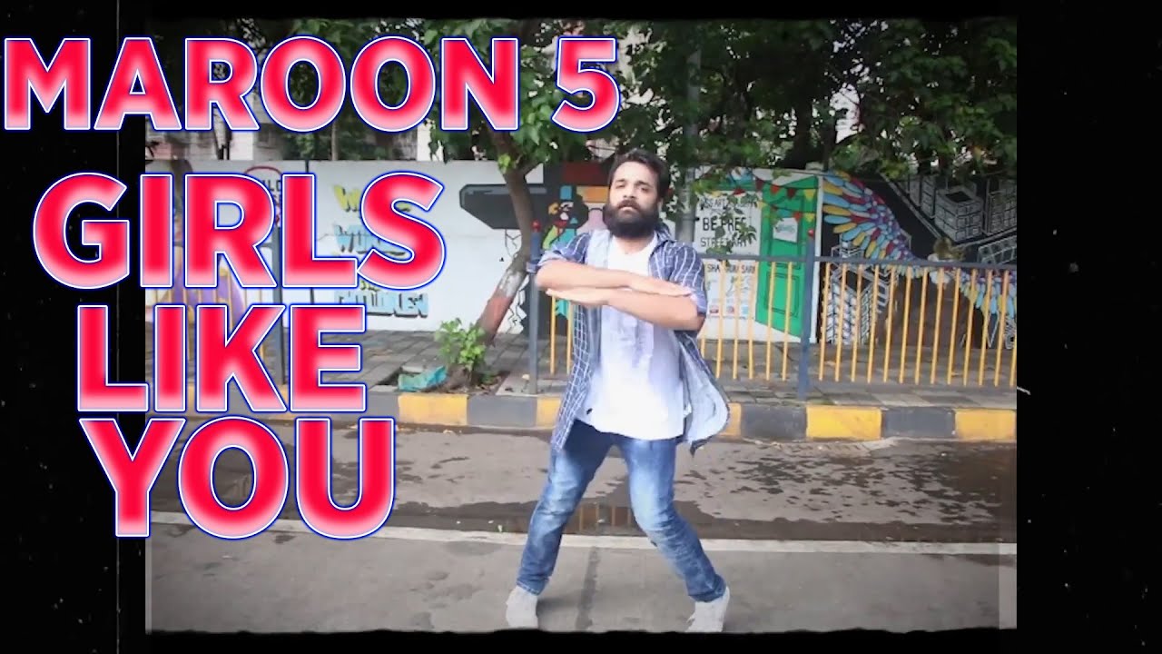 Girls Like You Dance Video Easy Steps - YouTube