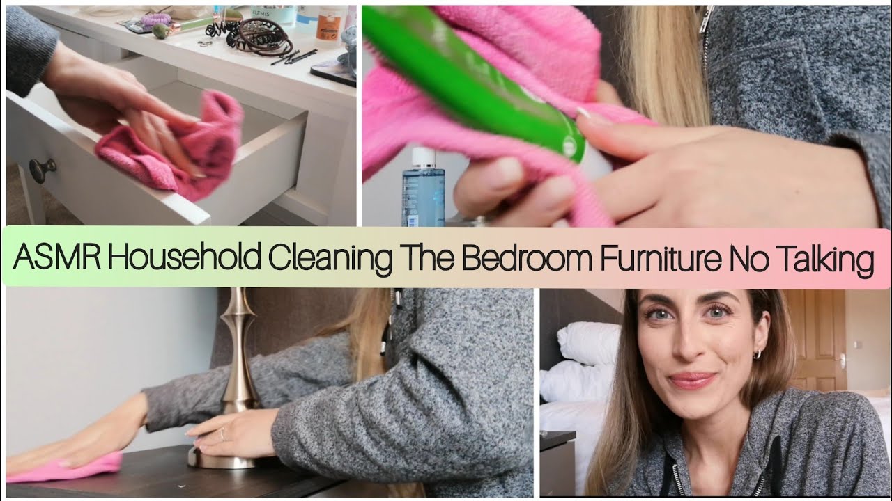 ASMR Household Cleaning The Bedroom Furniture No Talking - YouTube