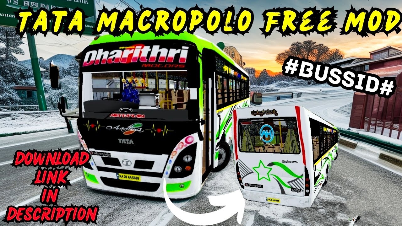 Tata Macropolo Ultra Free Mod|| Lynx Modding||Bussid ||The Gaming World - YouTube