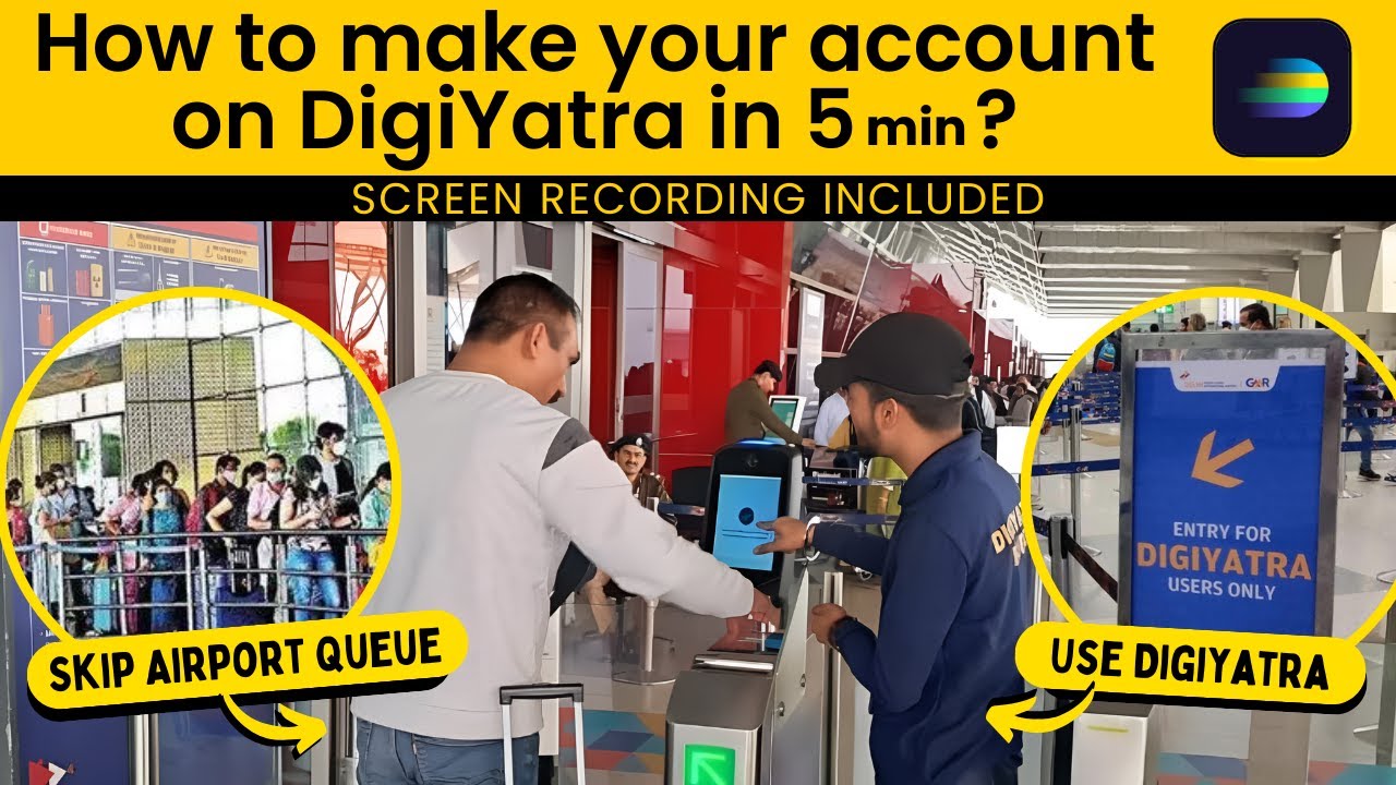 Step by Step Guide to Register on the DIGIYATRA app | DIGIYATRA app ...