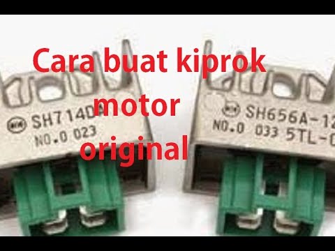 Cara membuat kiprok motor original - YouTube