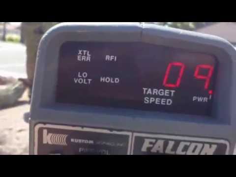 Falcon Radar Gun quick demo - YouTube