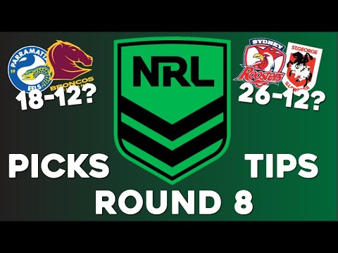 NRL BETTING TIPS & PREDICTIONS + Multis - ROUND 8 2023 - YouTube
