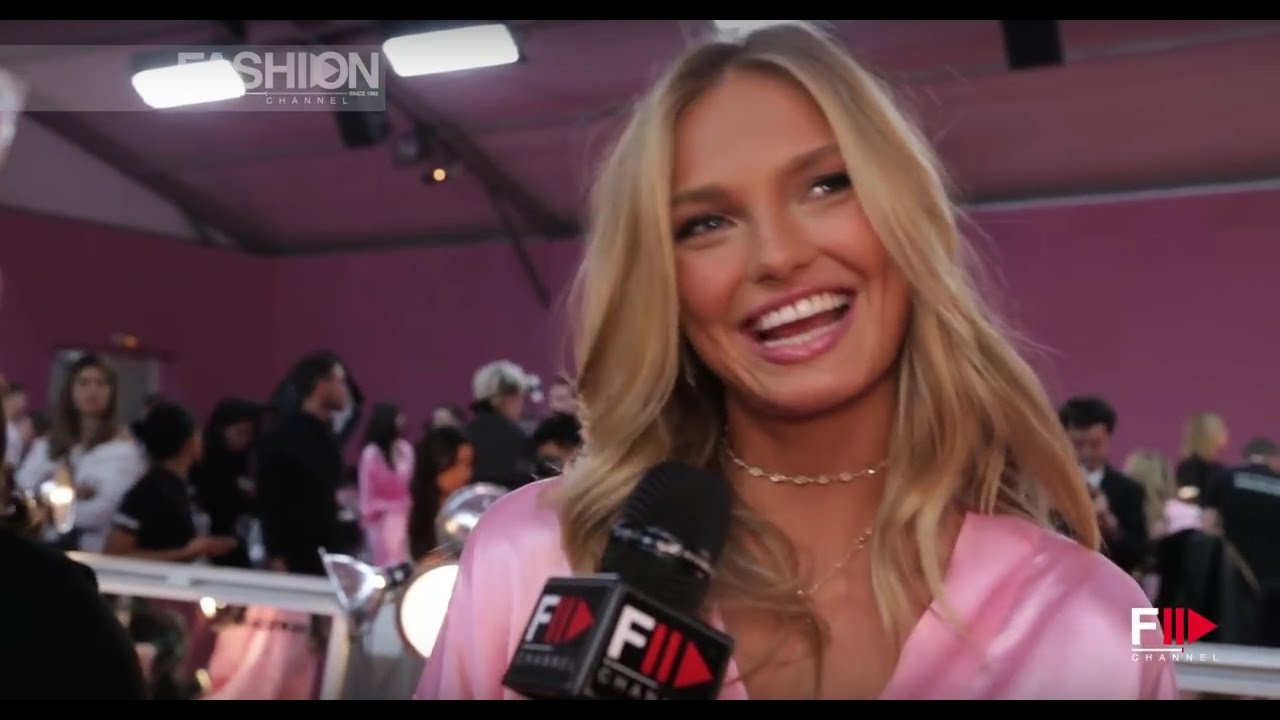 ROMEE STRIJD Backstage Interview | VICTORIA'S SECRET 2016 in Paris by ...