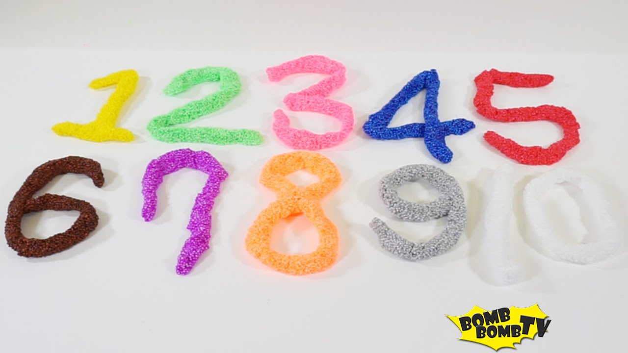 Learn Numbers with Form Clay Fun and Creative for Kids - YouTube