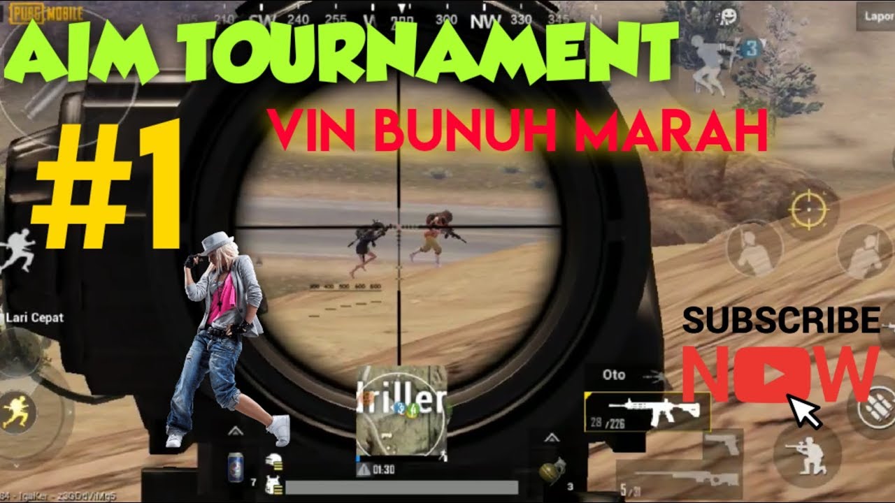 AIM TOURNAMENT NEE!!!! PEMBANTAIAN DI MIRAMAR - YouTube