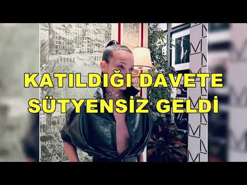 YARGI DİZİSİNİN CEYLİN'İ PINAR DENİZ KATILDIĞI DAVETE  SÜTYENSİZ GELDİ!