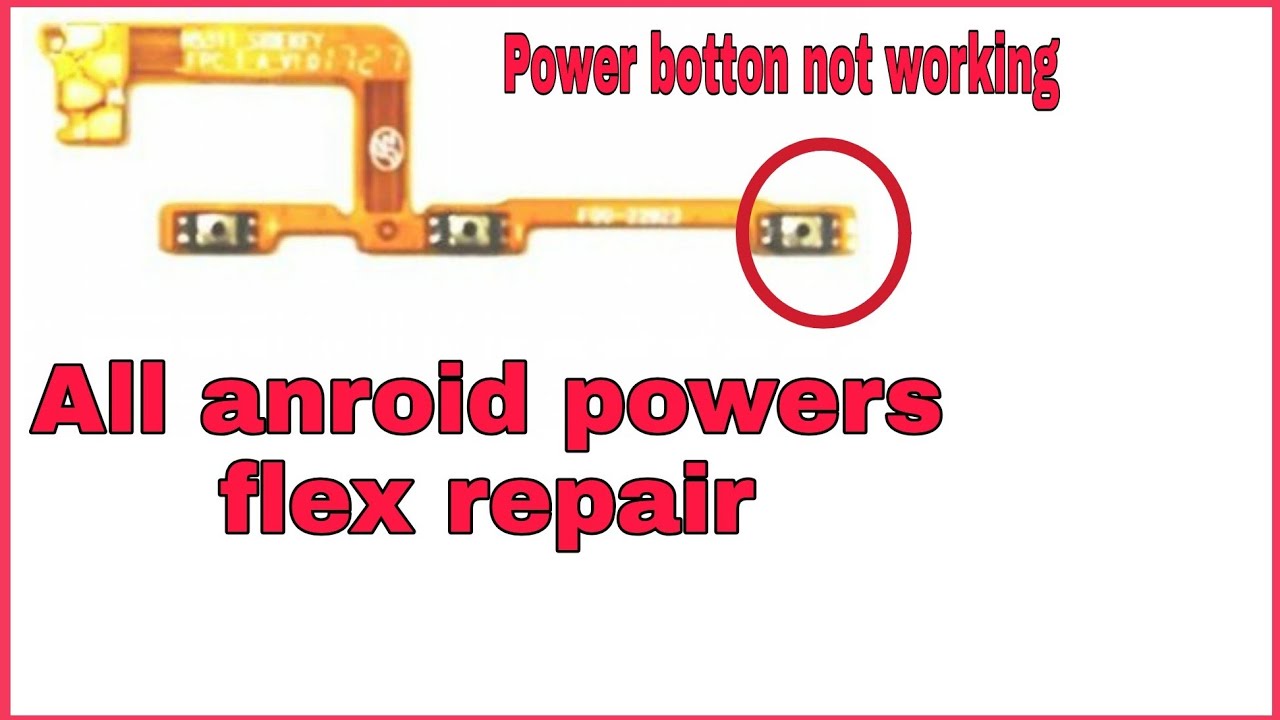 All infinix/tecno mobile power key not working full ways || All android ...