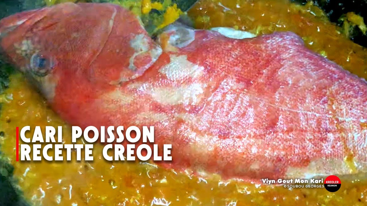 Cari poisson rouge à la créole facile et rapide à faire. - YouTube