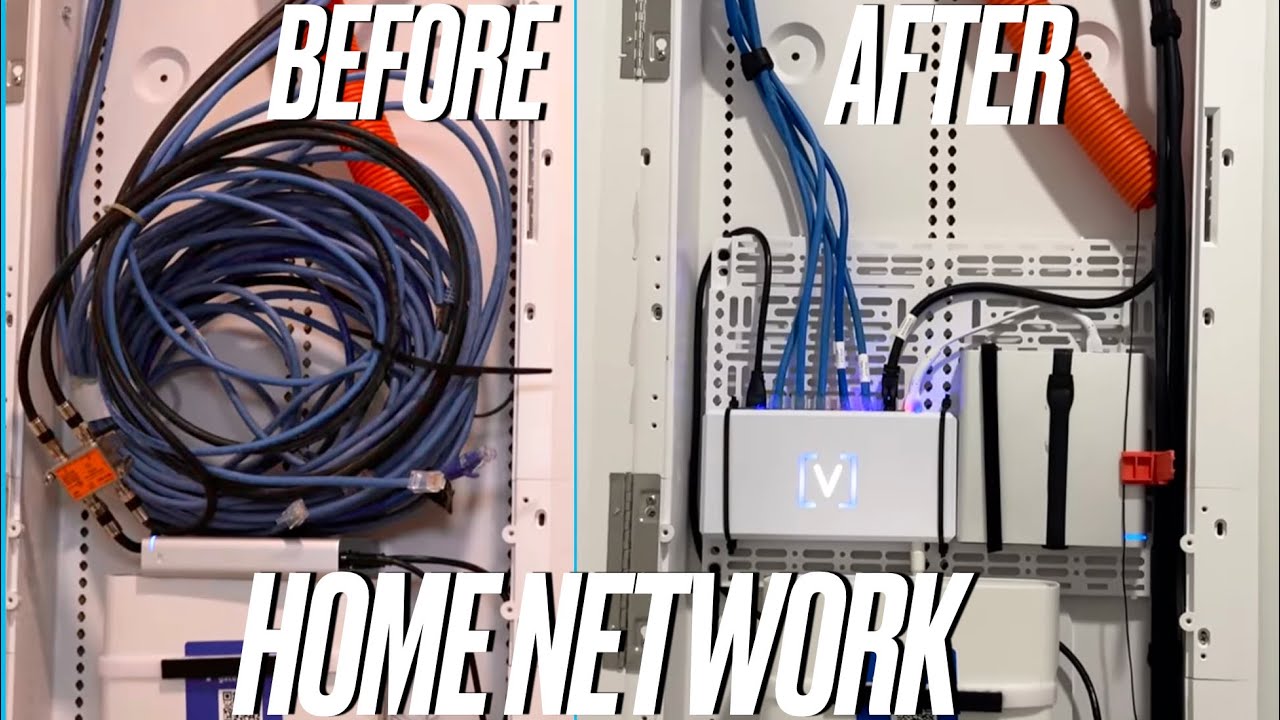 Home Network Install in Structure Media Enclosure Panel using Alta Labs ...
