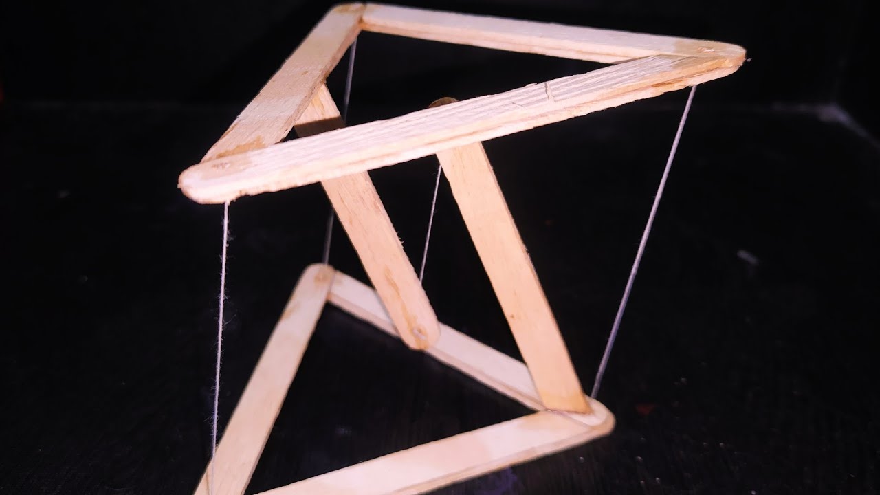 Anti-gravity project for school || project for class || woodwork - YouTube