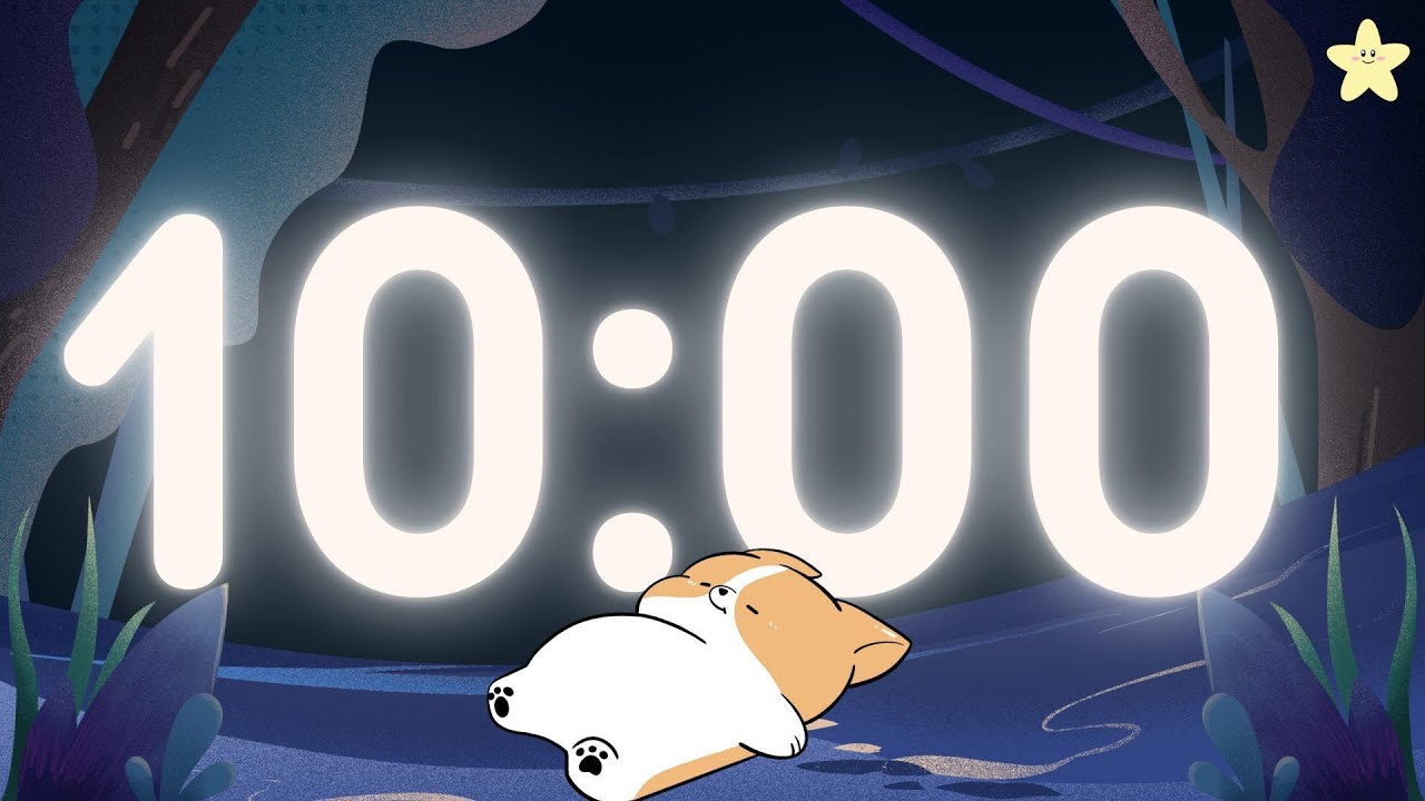 10 Minute Chill Timer | Cute Dog Lo-Fi Countdown for Classroom, Study ...