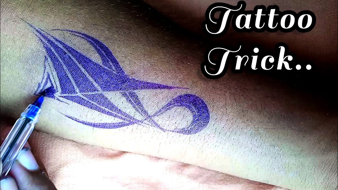 TATTOO DESIGN |TRICK |BLACKART - YouTube