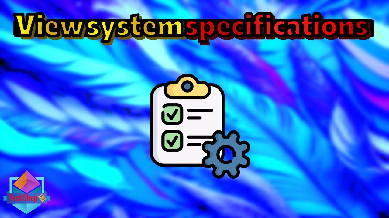 How to see system specifications in Windows - YouTube