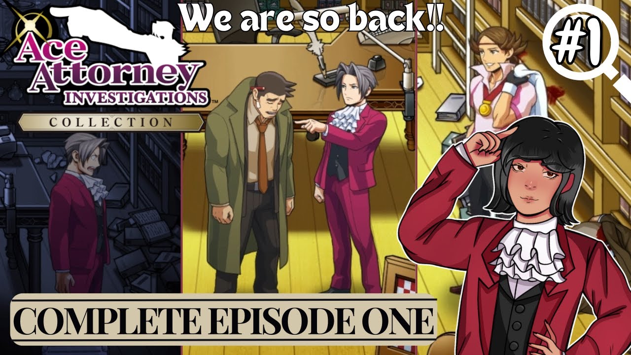 Playing THE MILES EDGEWORTH GAME!!!! | Ace Attorney Investigations ...