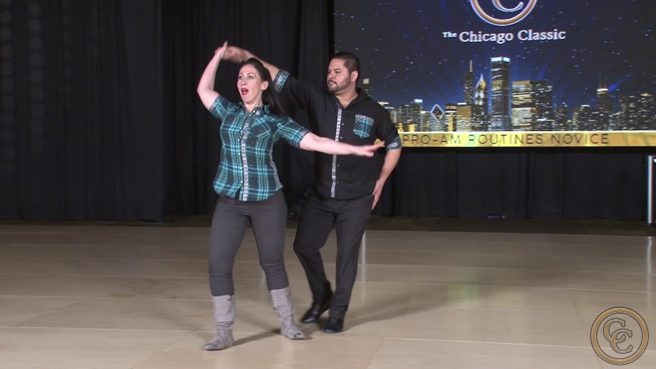 Chicago Classic 2018 Novice Pro Am Routine Lindsey Funston with Derek ...