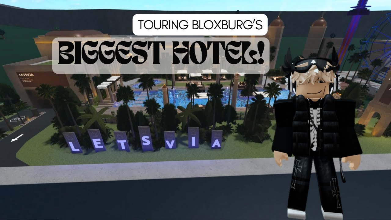 TOURING BLOXBURG'S BIGGEST HOTEL! - YouTube