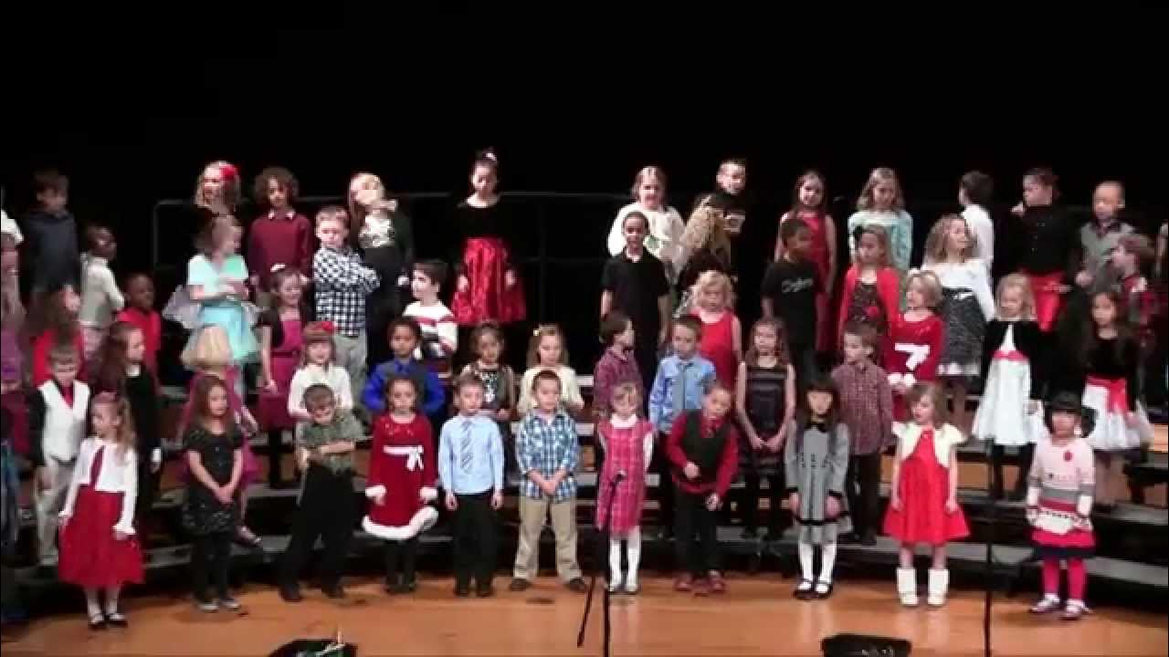 1st Grade Winter Concert - 2014 - YouTube