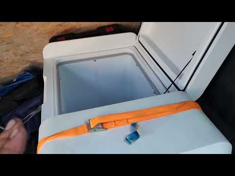 izin için önemli bir aksesuar. araba için buzdolabı. mobicool mcf 60