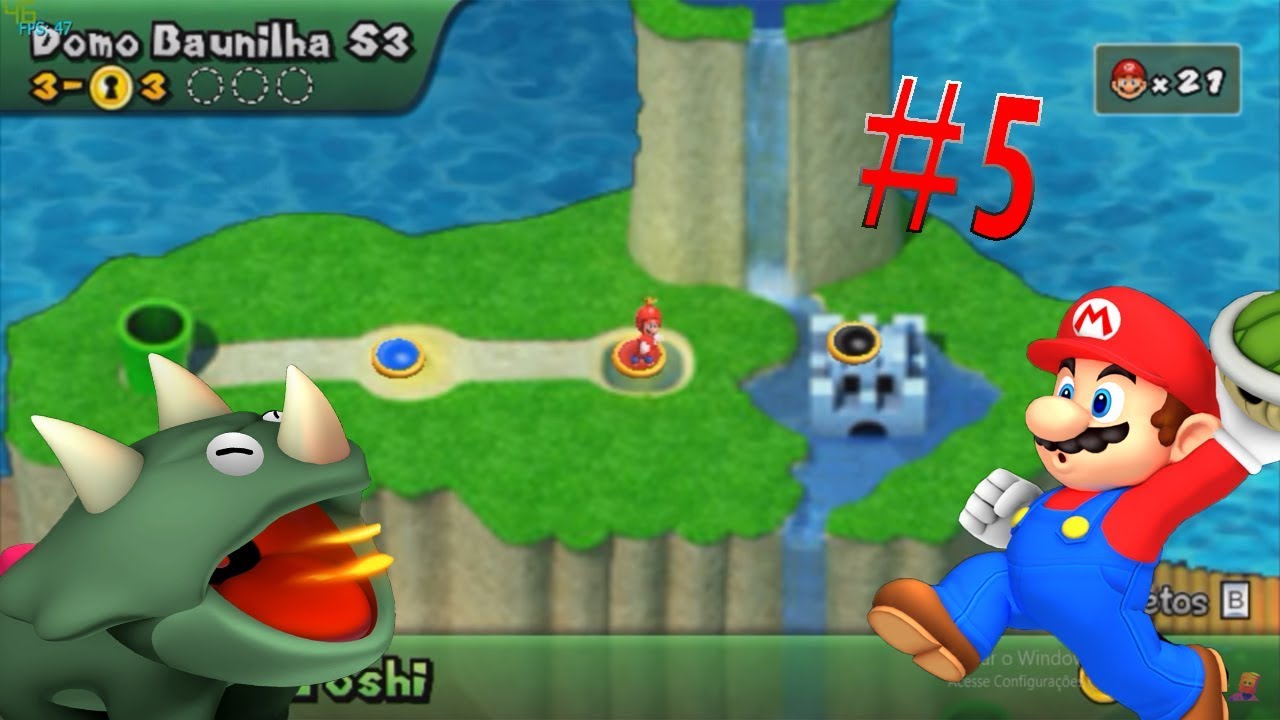 Super Mario World HD #5 - Castelo da Cachoeira e FLORESTA - YouTube