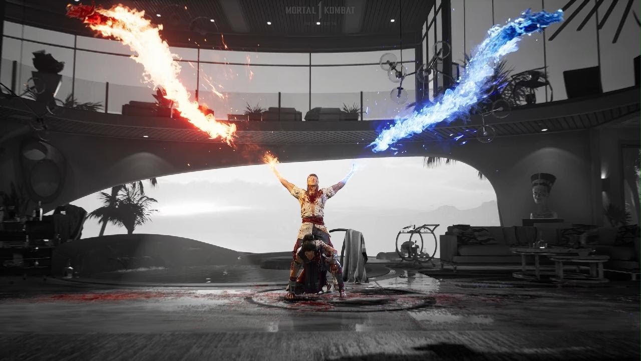 LIU KANG DOUBLE DRAGON FATALITY - MK1 BETA - YouTube