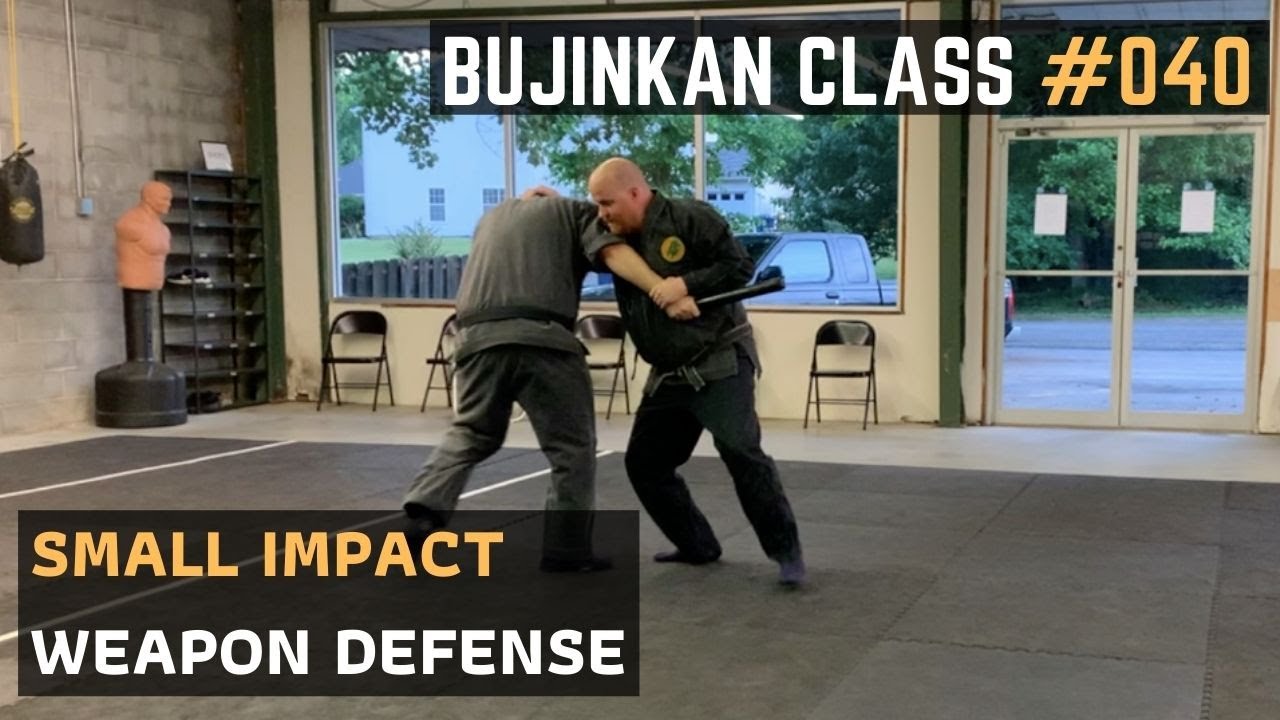 Small Impact Weapon Defense Part 2 | Bujinkan Martial Arts Class #040 ...